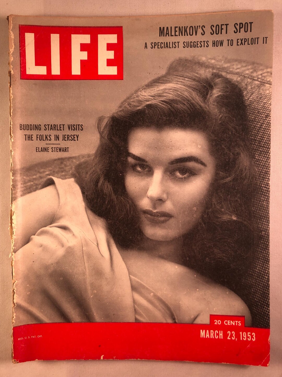 March 23 1953 Life Magazine Budding Starlet Visits New Jersey Elaine ...
