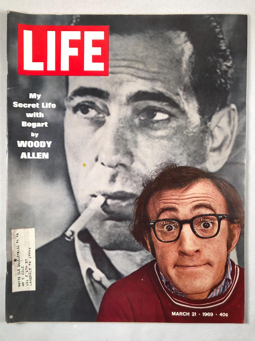 March 21 1969 Life Magazine Woody Allen My Secret Life With Bogart ...