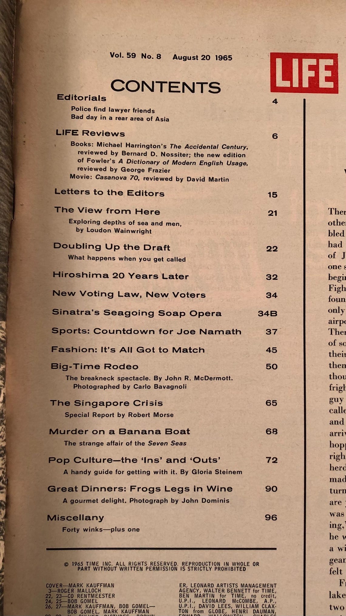 August 20 1965 Life Magazine the Draft New Inductees at Ft Knox on ...
