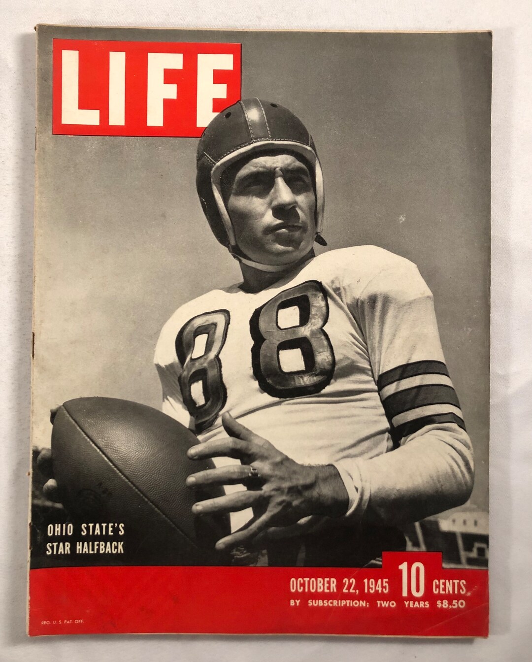 October 22 1945 Life Magazine Ohio State's Star Halfback Paul ...