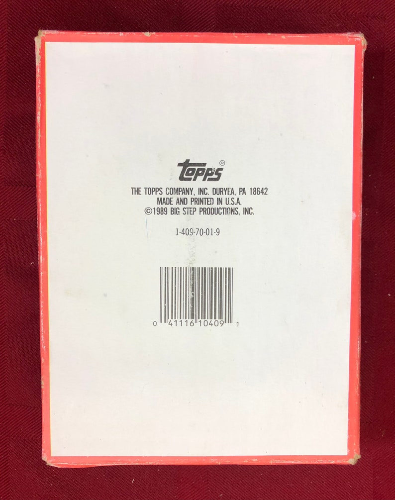 1989 New Kids on the Block Trading Cards Wax Box of 36 Packs 8 Cards ...
