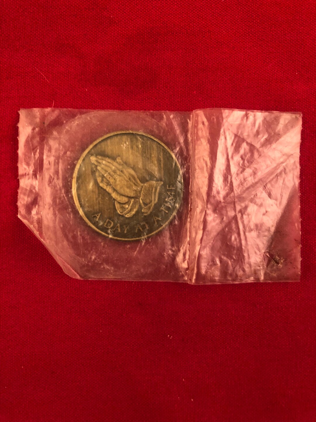 Praying Hands Bronze Chip With Serenity Prayer 33mm Sober Token ...