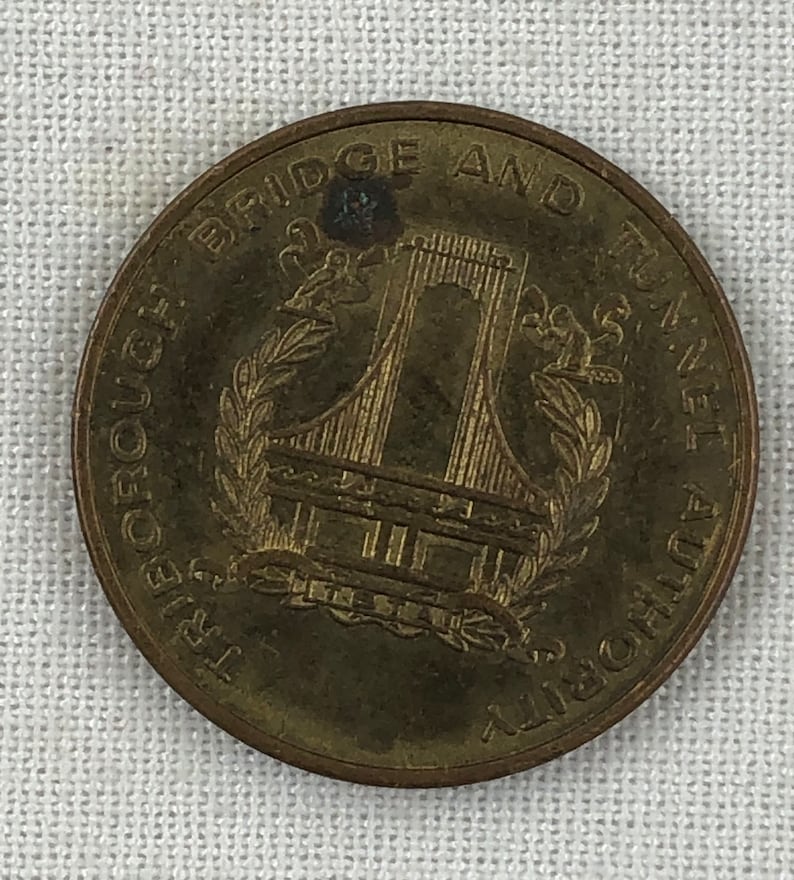 NYC Staten Island Resident Verrazano Bridge Token Triborough Bridge and ...
