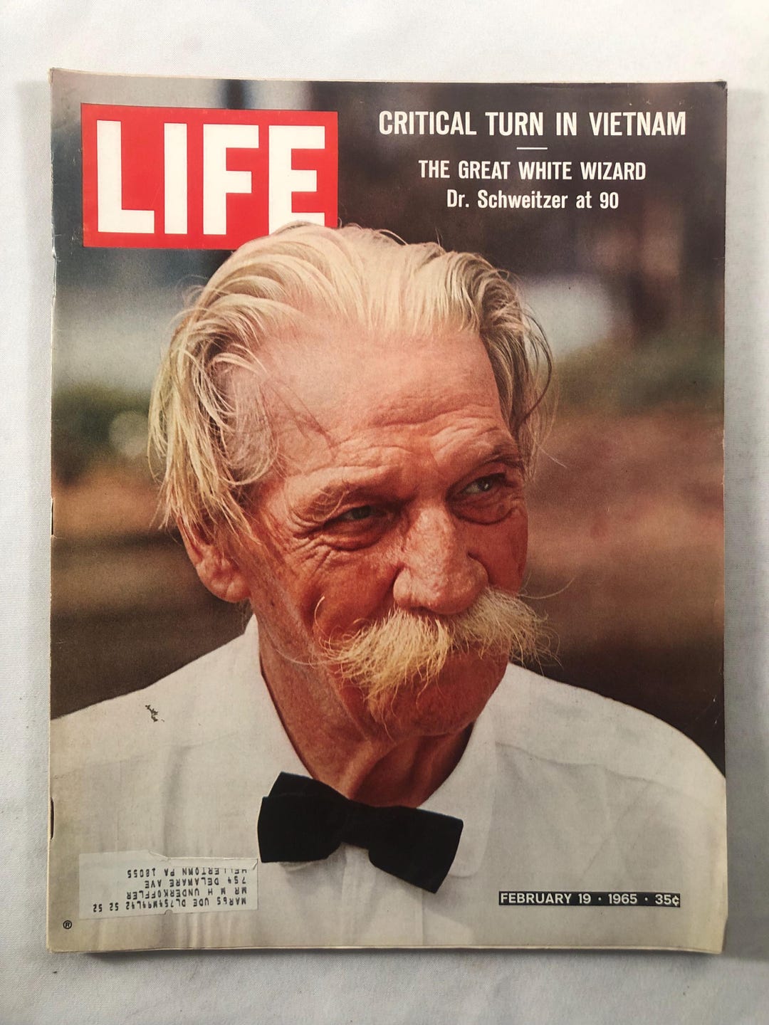 February 19 1965 Life Magazine the Great White Wizard Dr Albert ...