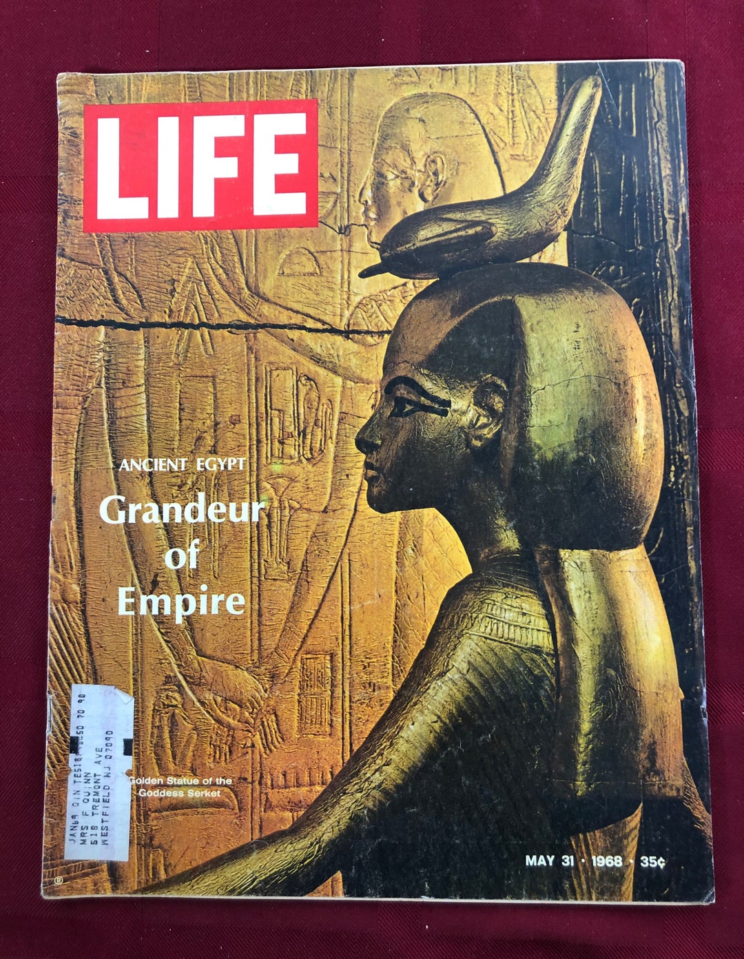 May 31 1968 Life Magazine Ancient Egypt Grandeur of Empire on Cover ...