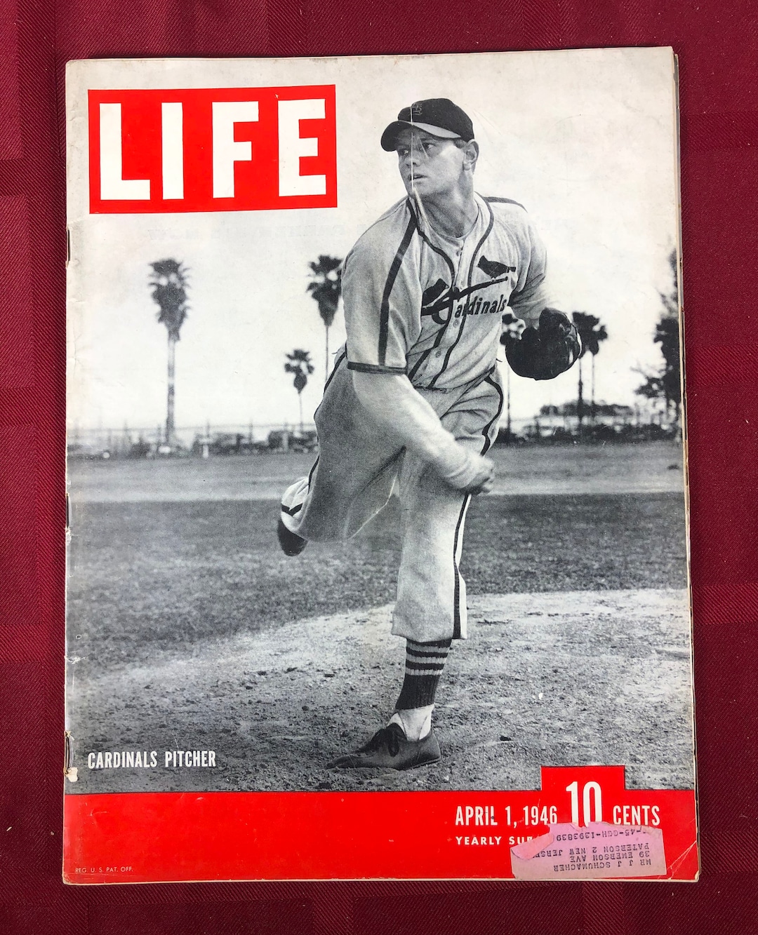 April 1 1946 Life Magazine St Louis Cardinals Pitcher Charles Red ...