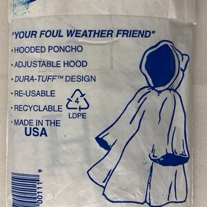 Hershey Park Mad Dasher Hooded Rain Poncho Adult Size Amusement Park ...