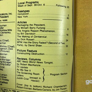 September 30 1978 TV Guide the Cast of Centennial on Cover Vol 26 ...