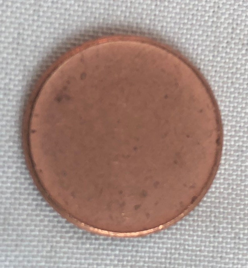 Unstruck Blank Lincoln Penny Planchet Type 2 Mint Error Coin - Etsy UK