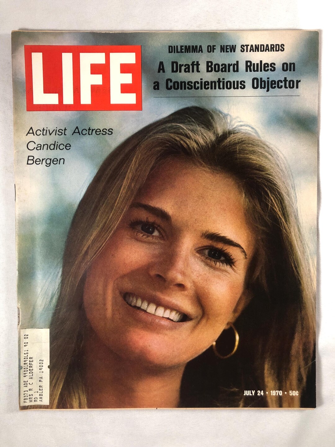 July 24 1970 Life Magazine Activist Actress Candice Bergen on Cover ...