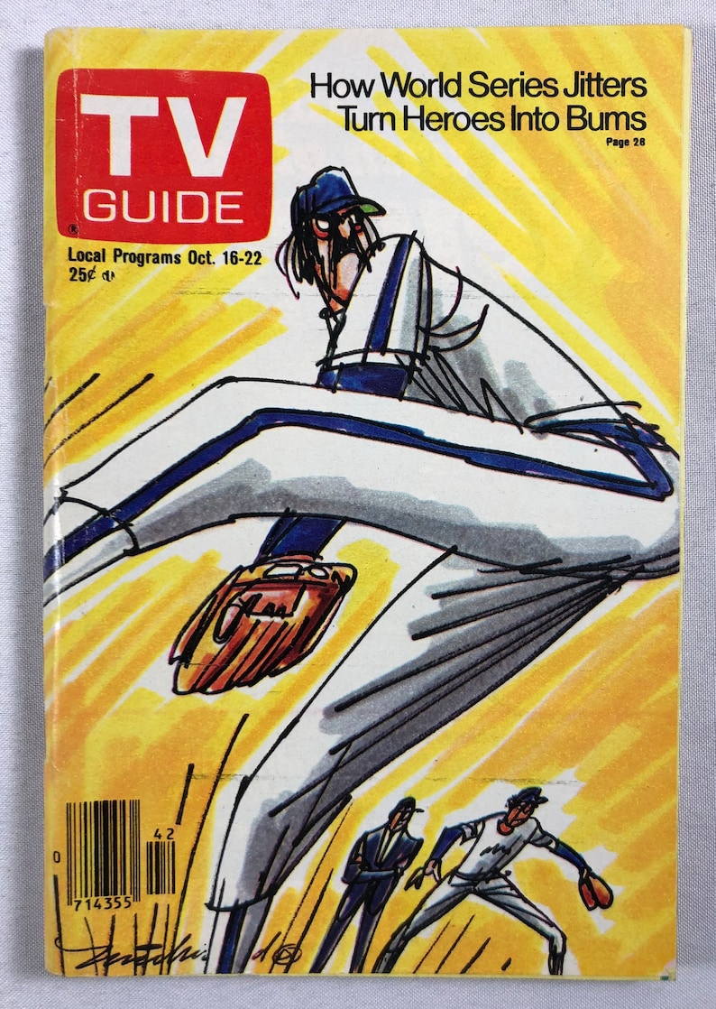 October 16 22 1976 TV Guide Baseball World Series on Cover Vol 24 ...