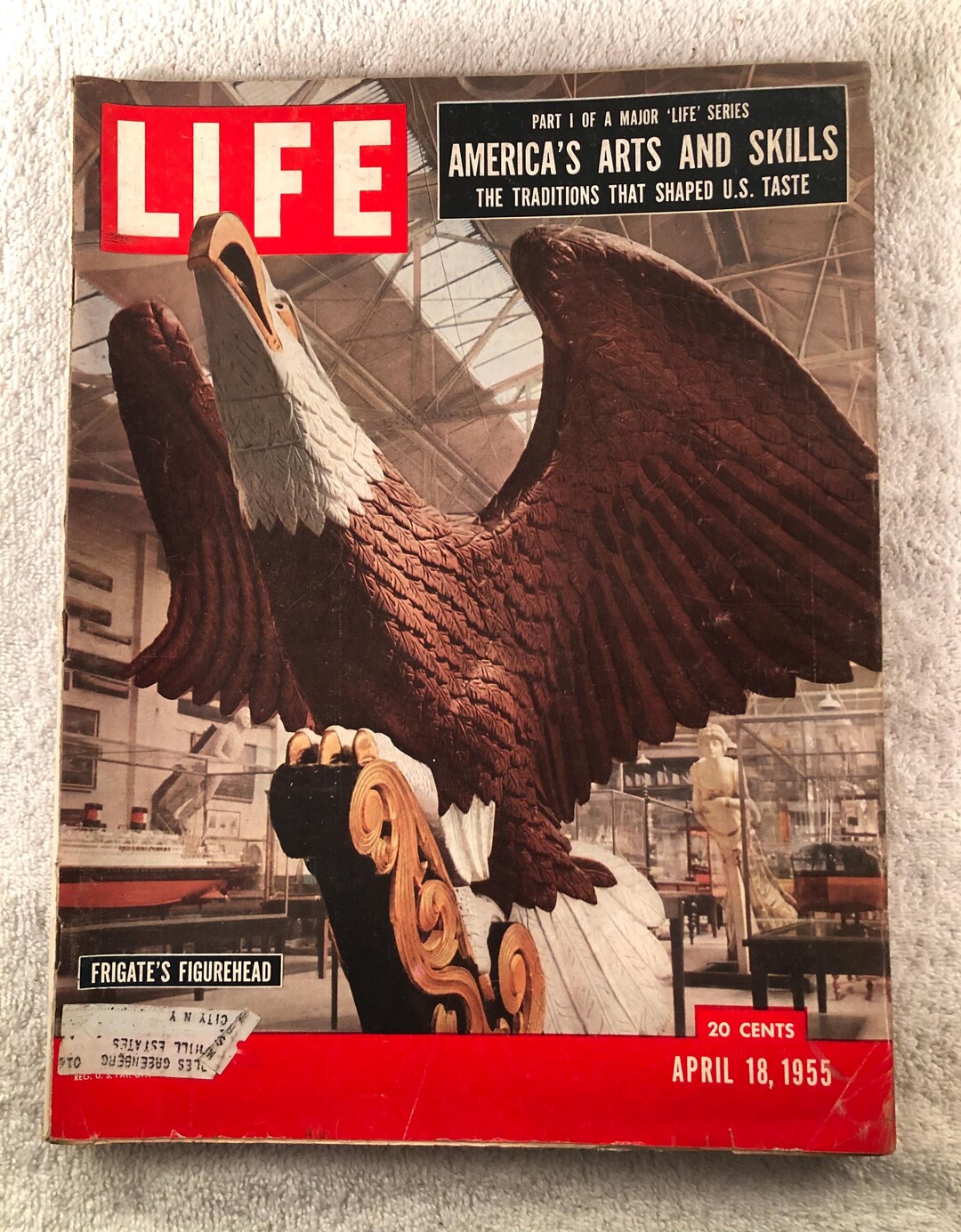 April 18 1955 Life Magazine Americas Art Frigates Figurehead on Cover ...