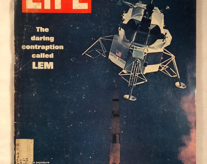March 14 1969 Life Magazine Lunar Module Apollo 9 Darling Contraption ...