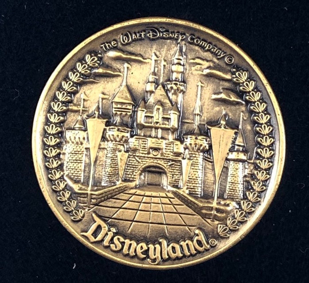 Disneyland Sleeping Beauty's Castle Commemorative Medallion Collector's ...