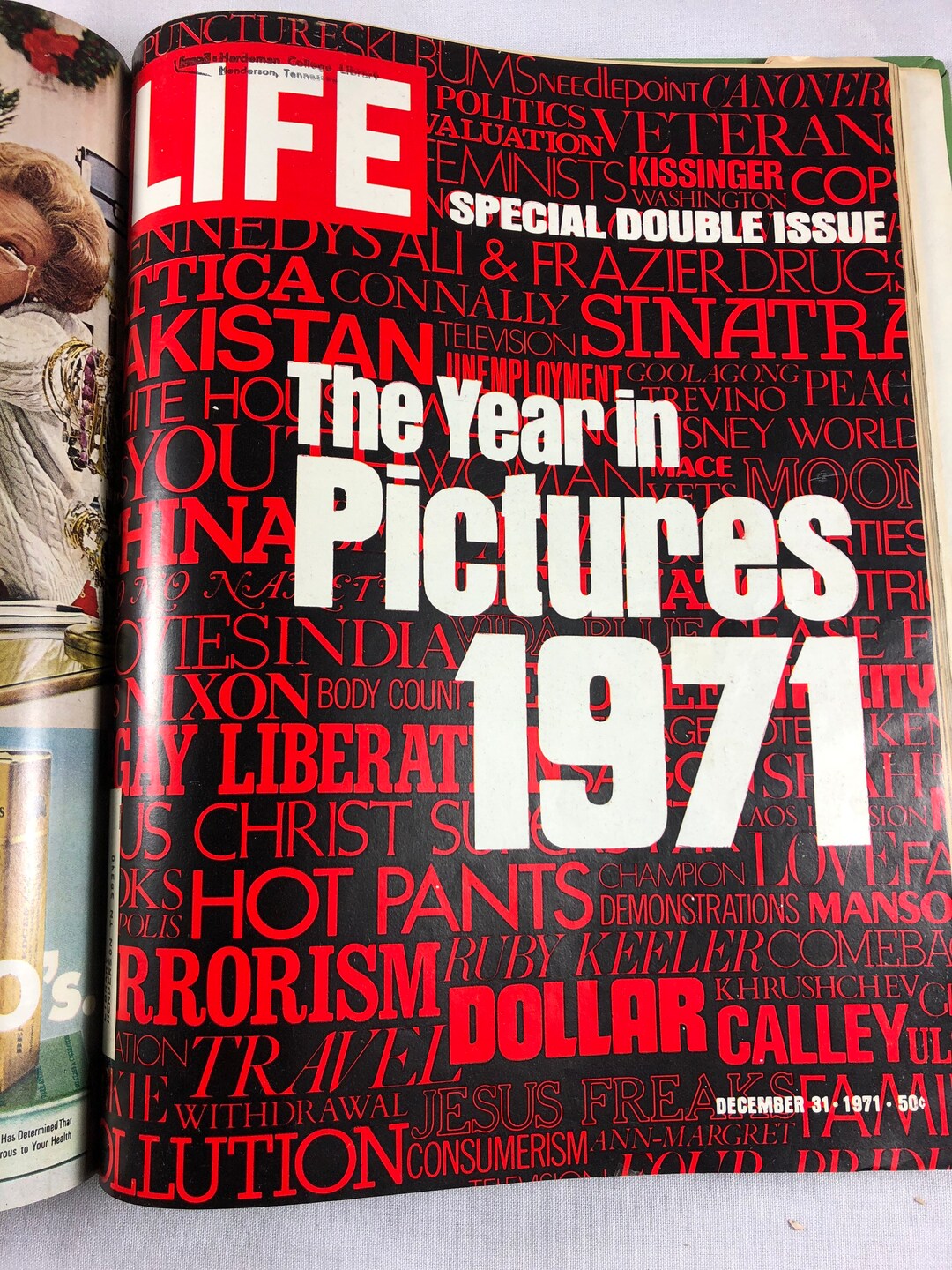 October 1 - December 31 1971 Life Magazine 12 Issues Bound Together ...