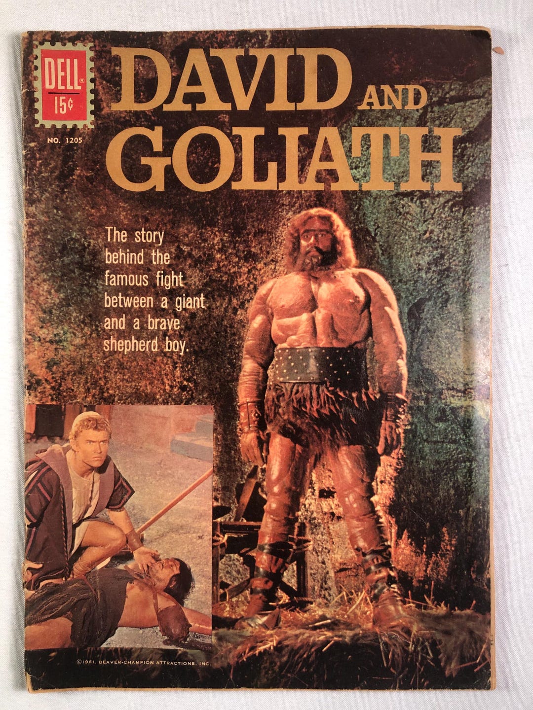 David and Goliath #1205 Dell Four Color Comics 1961 Silver Age 15 Cent ...