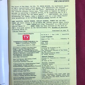 Week of February 7 to 13 1976 TV Guide the Cast of Barney Miller on ...