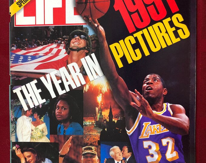 January 1992 Life Magazine Remembering the Year 1991 in Pictures Cover ...