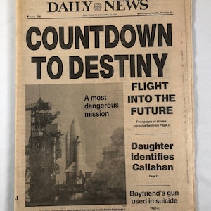 April 10 1981 New York Daily News Newspaper Countdown to Destiny ...