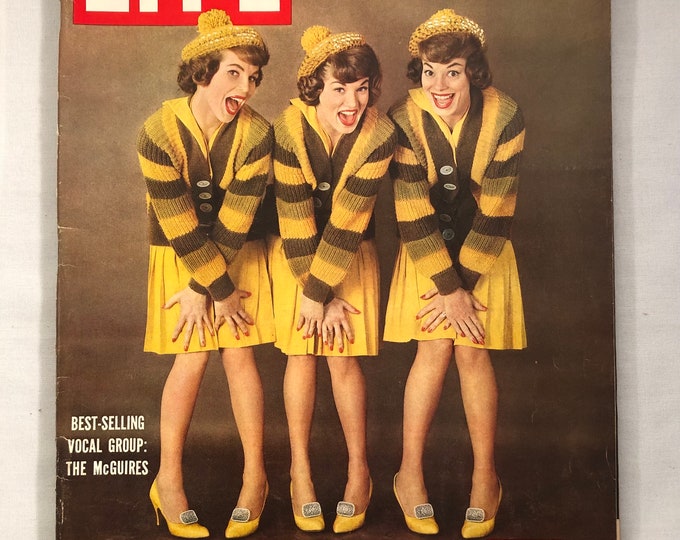 March 17 1958 Life Magazine Best Sellings Vocal Group the Mcguire ...