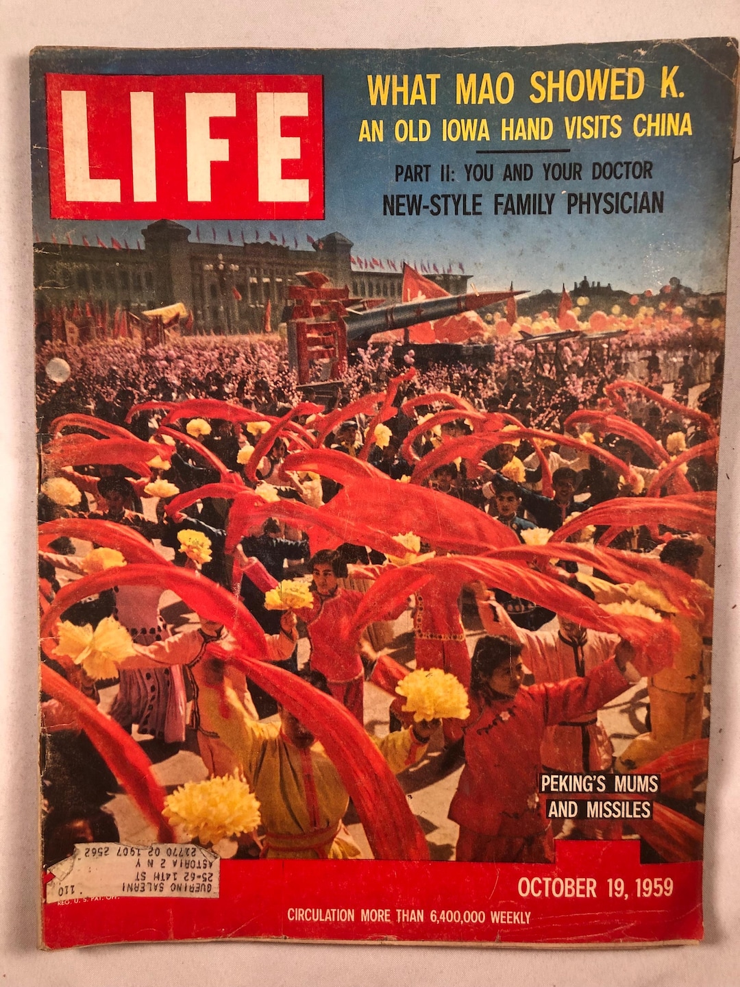 October 19 1959 Life Magazine Peking's Mums and Missiles Chinese ...