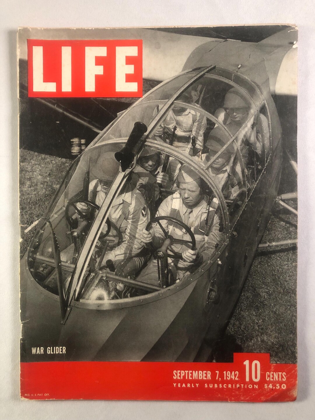 September 7 1942 Life Magazine War Glider on Cover War Plane Pilot ...