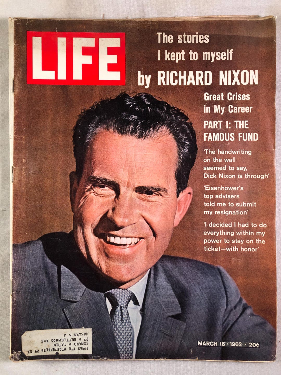 March 16 1962 Life Magazine the Stories I Kept to Myself by Richard ...