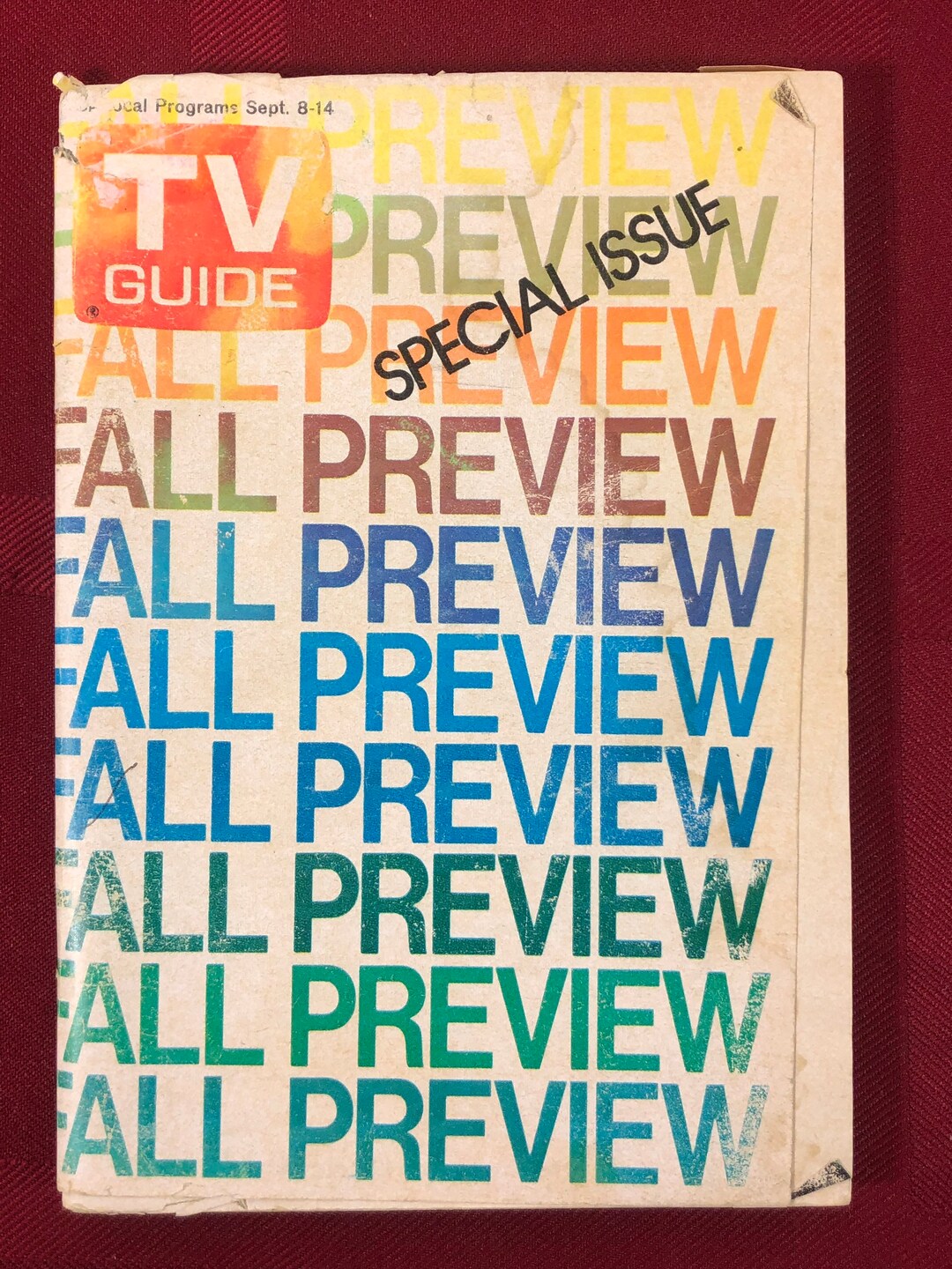 Week of September 8 to 14 1973 TV Guide Fall Preview Special Issue ...