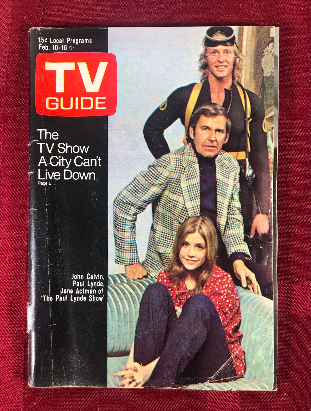 Week of February 10 to 16 1973 TV Guide Cast of the Paul Lynde Show on ...