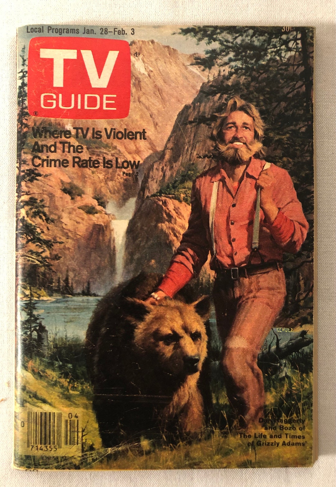 January 28 to February 3 1978 TV Guide the Life and Times of Grizzly ...