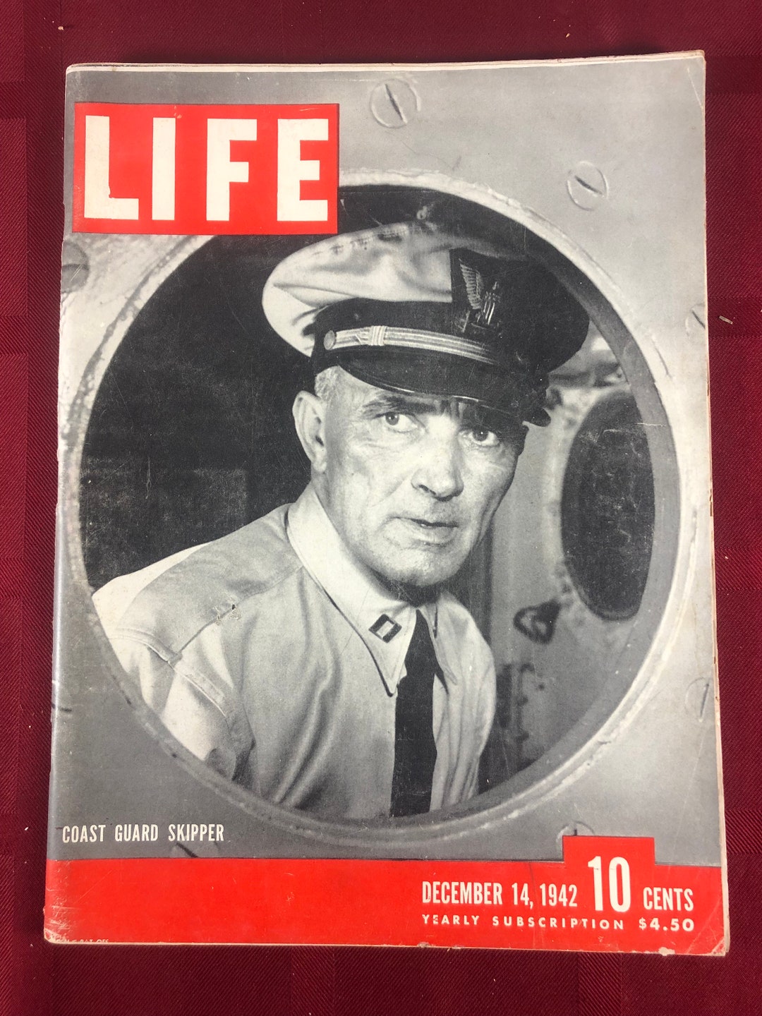 December 14 1942 Life Magazine US Coast Guard Skipper Lt Maurice Jester ...