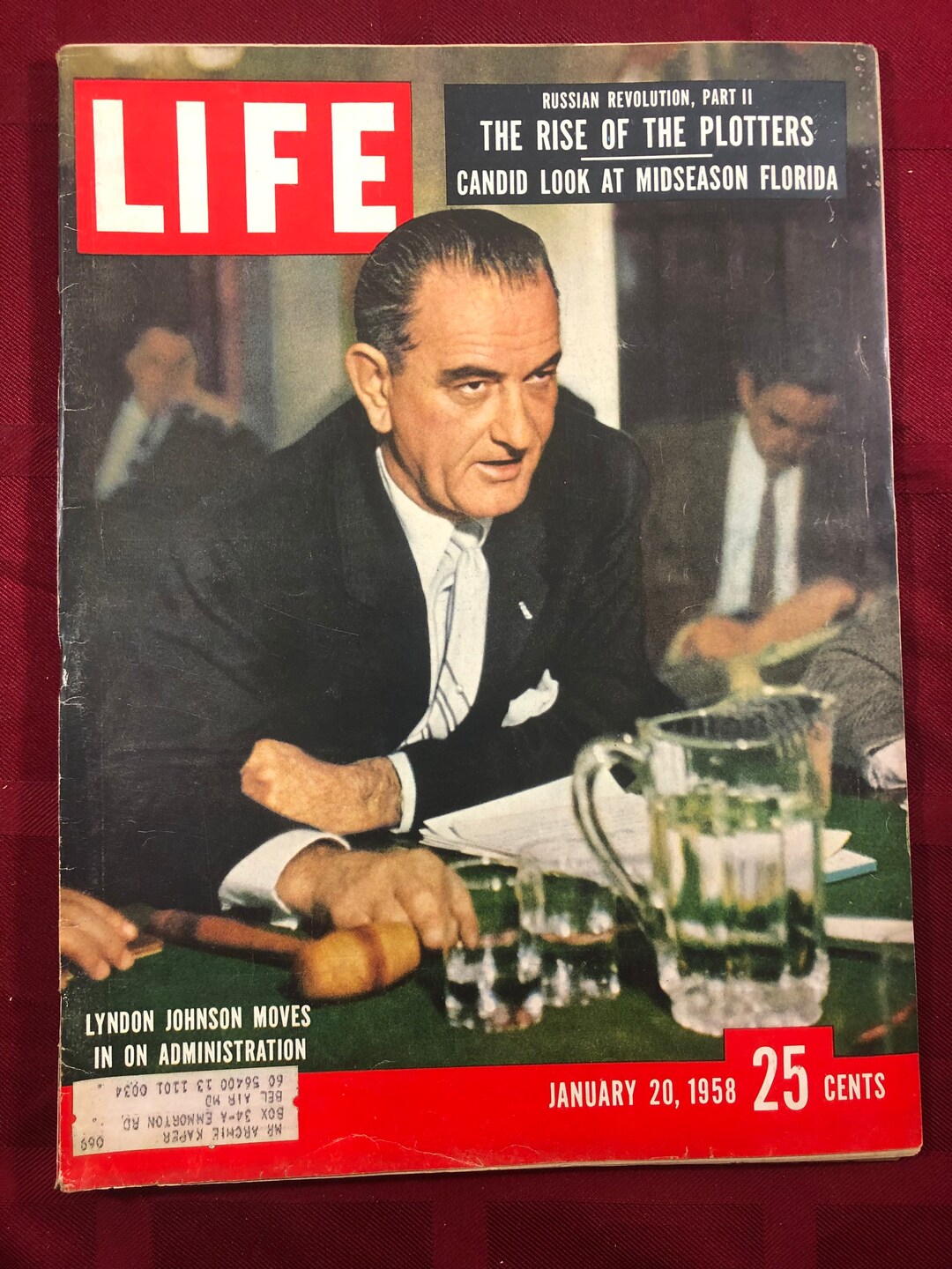 January 20 1958 Life Magazine Senator Lyndon Johnson on Cover Vintage ...