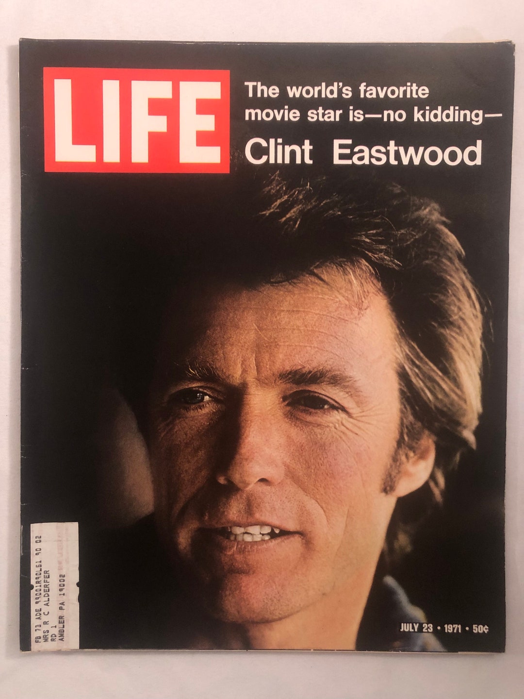July 23 1971 Life Magazine Clint Eastwood on Cover Vintage Original ...
