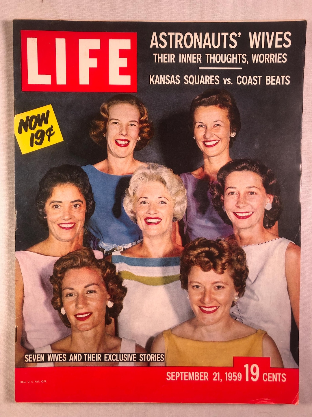 September 14 1959 Life Magazine Astronauts Wives on Cover Vintage ...