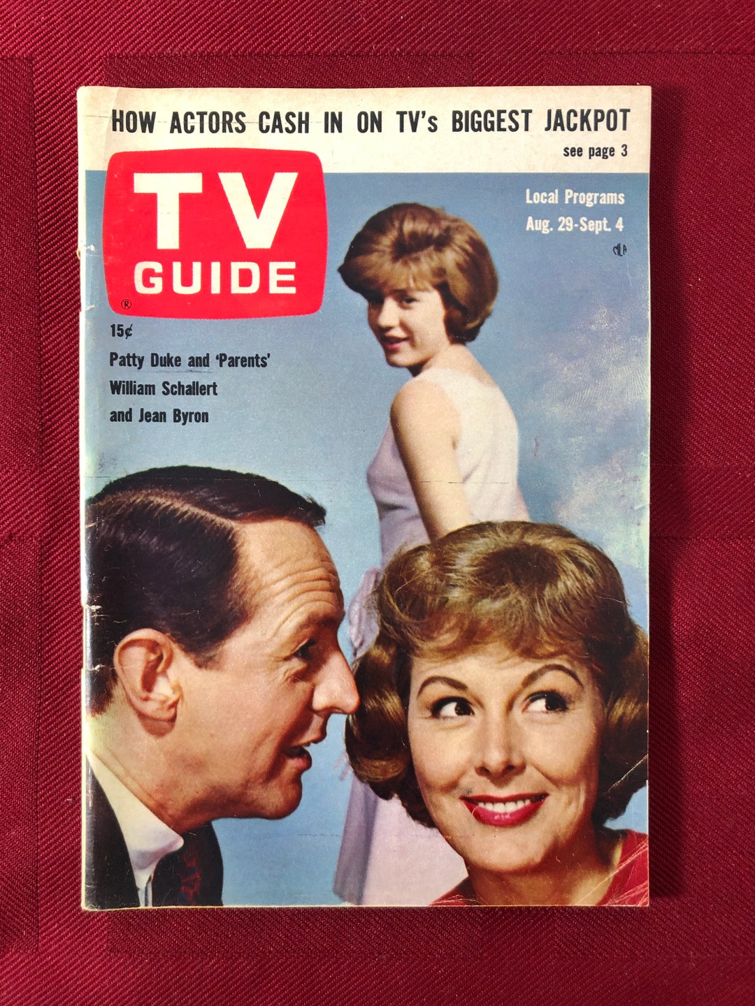 Week August 29 to September 4 1964 TV Guide Patty Duke William ...
