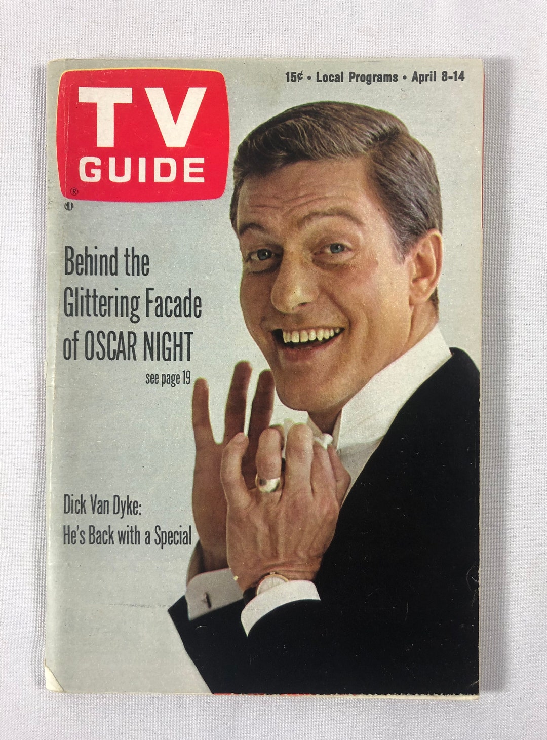 Week of April 8 to 14 1967 TV Guide Dick Van Dyke on Cover Vol 15 ...