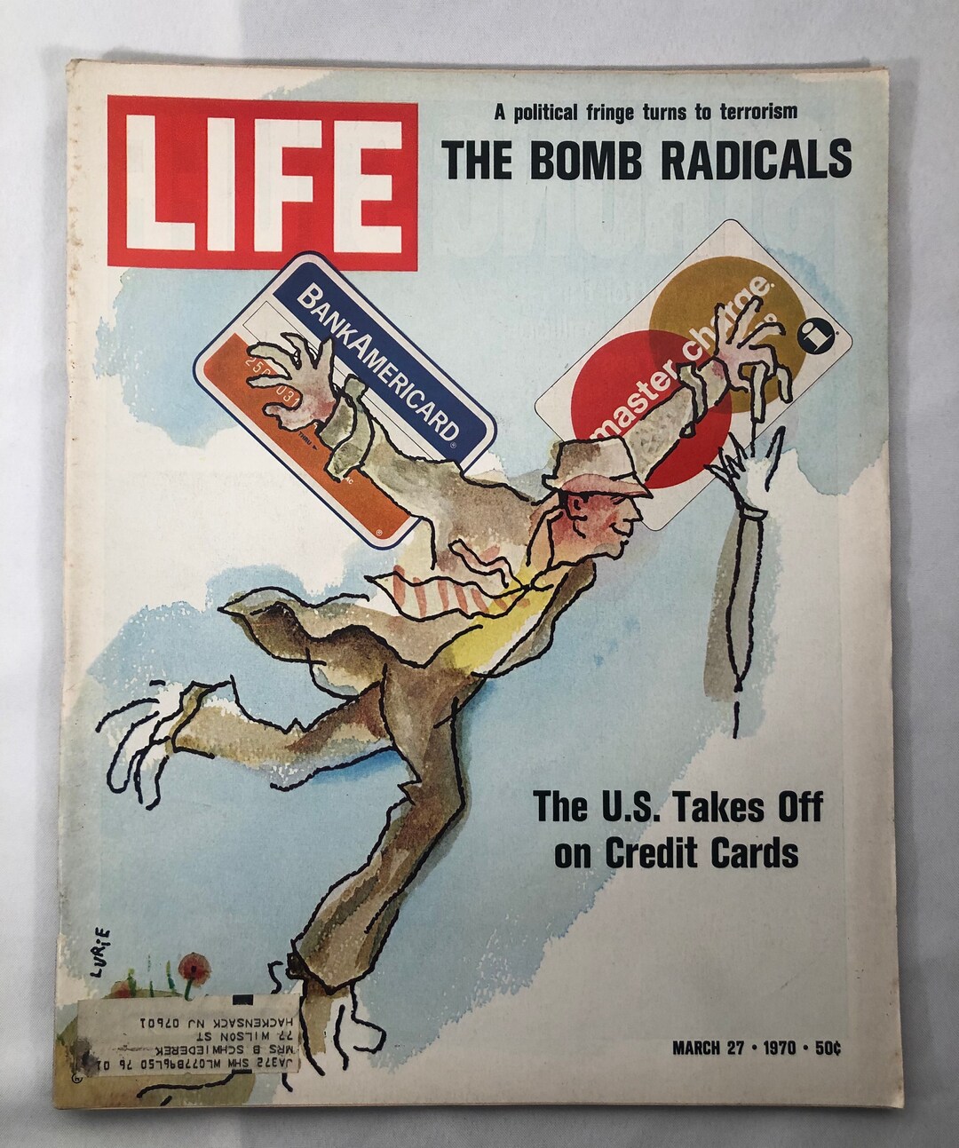 March 27 1970 Life Magazine Credit Card Illustrated Cover - Etsy