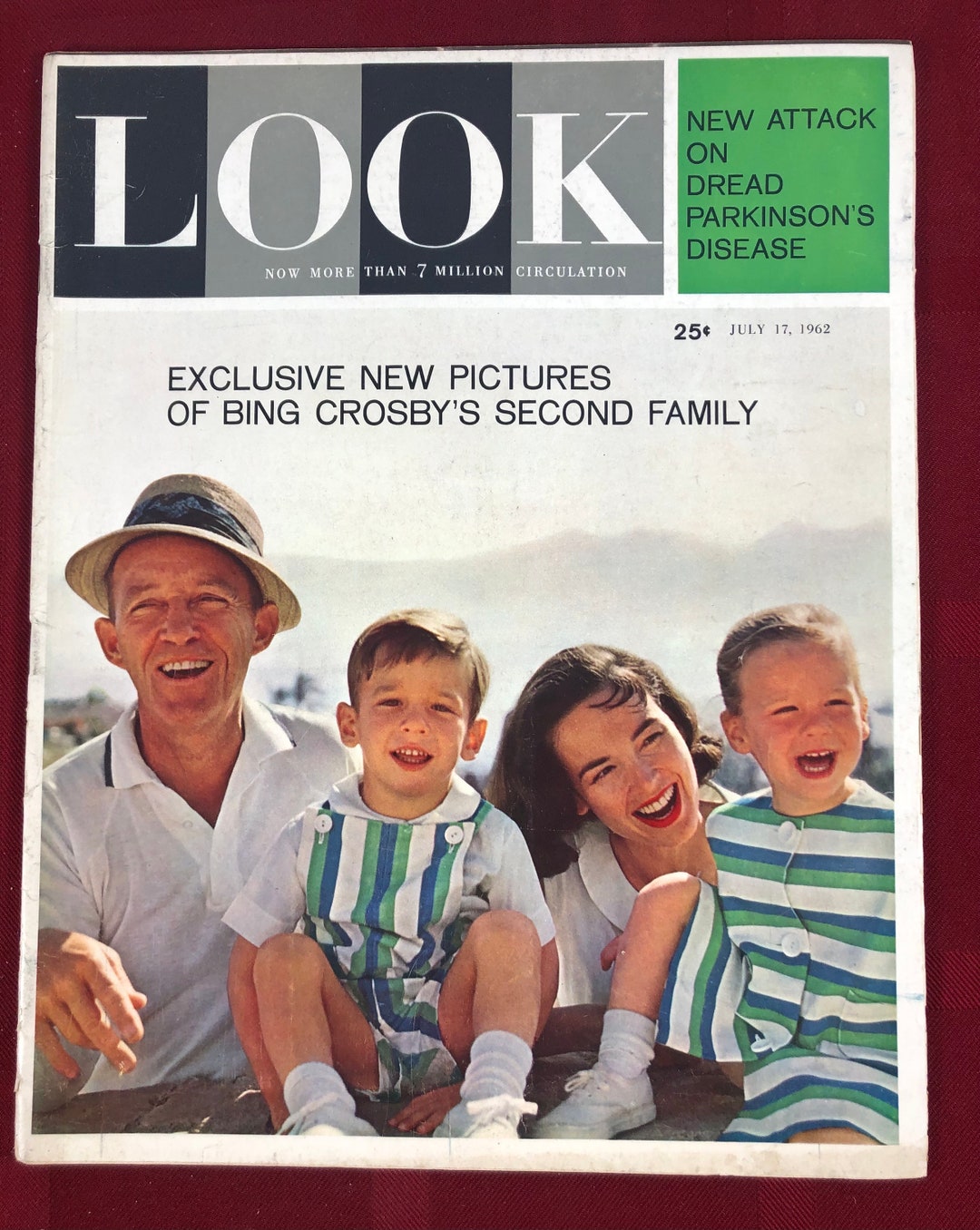 July 17 1962 Look Magazine Bing Crosby and Family on Cover Vintage ...