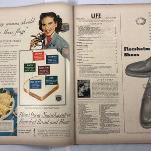 November 7 1949 Life Magazine the Lunts Alfred Lunt and Lynn - Etsy