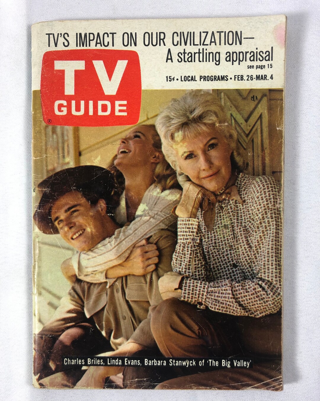 February 26 to March 4 1966 TV Guide Charles Briles Linda Evans Barbara ...