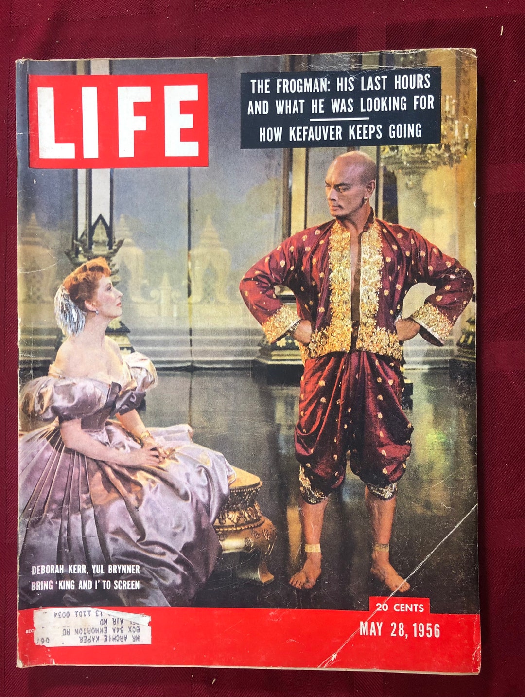 May 28 1956 Life Magazine Deborah Kerr Yul Bryner the King and I on ...