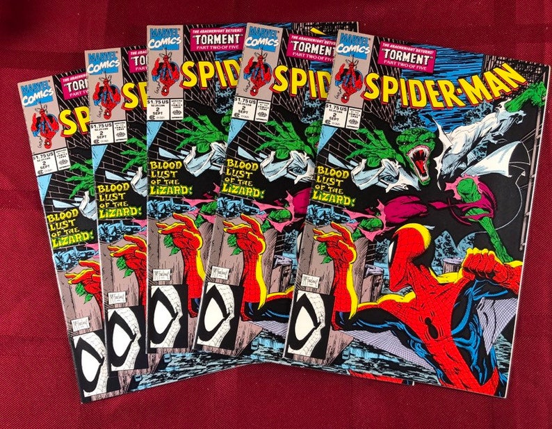 1990 Spiderman 2 Todd Mcfarlane Torment Series Vintage - Etsy