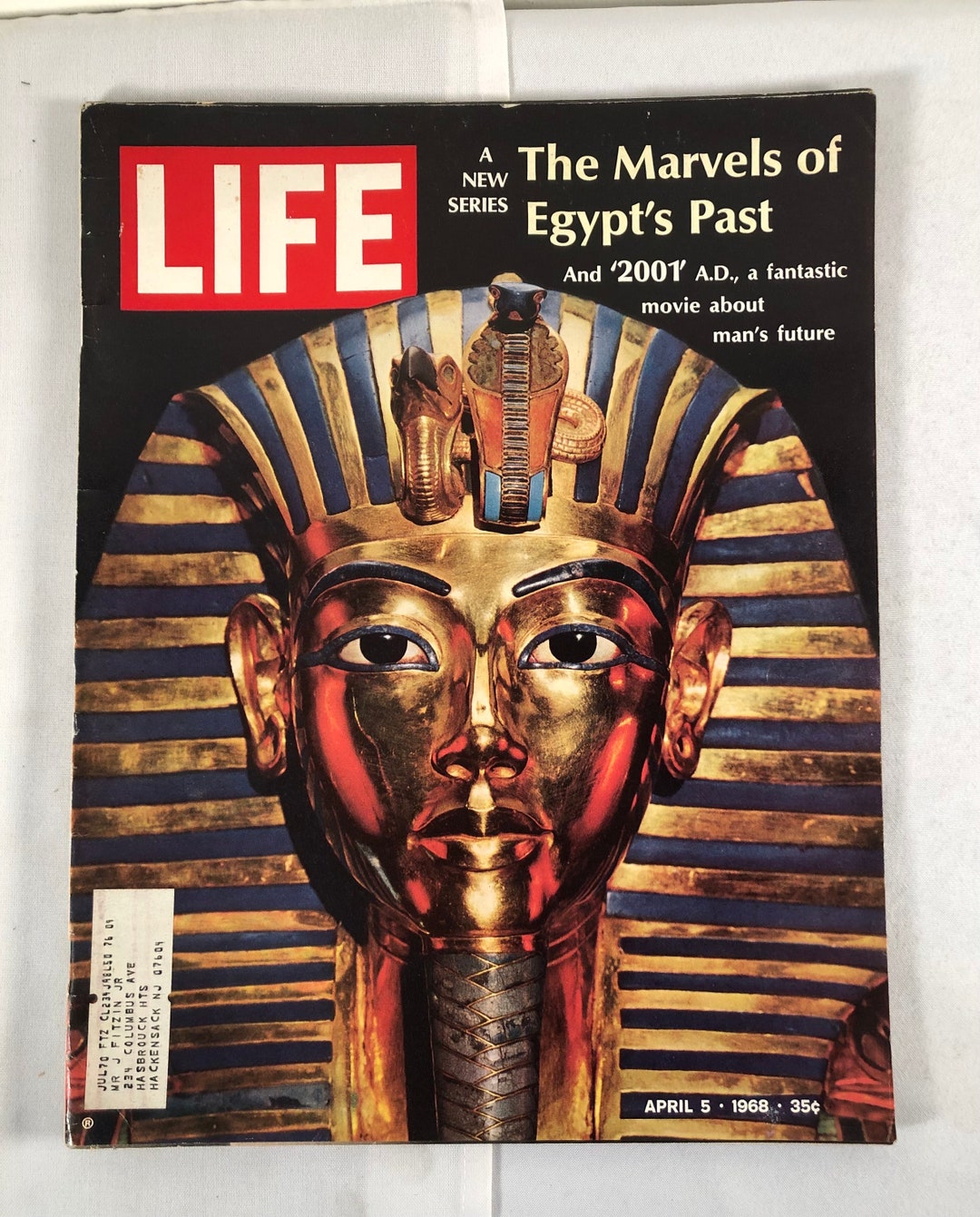 April 5 1968 Life Magazine the Marvels of Egypt's Past King Tut Cover ...