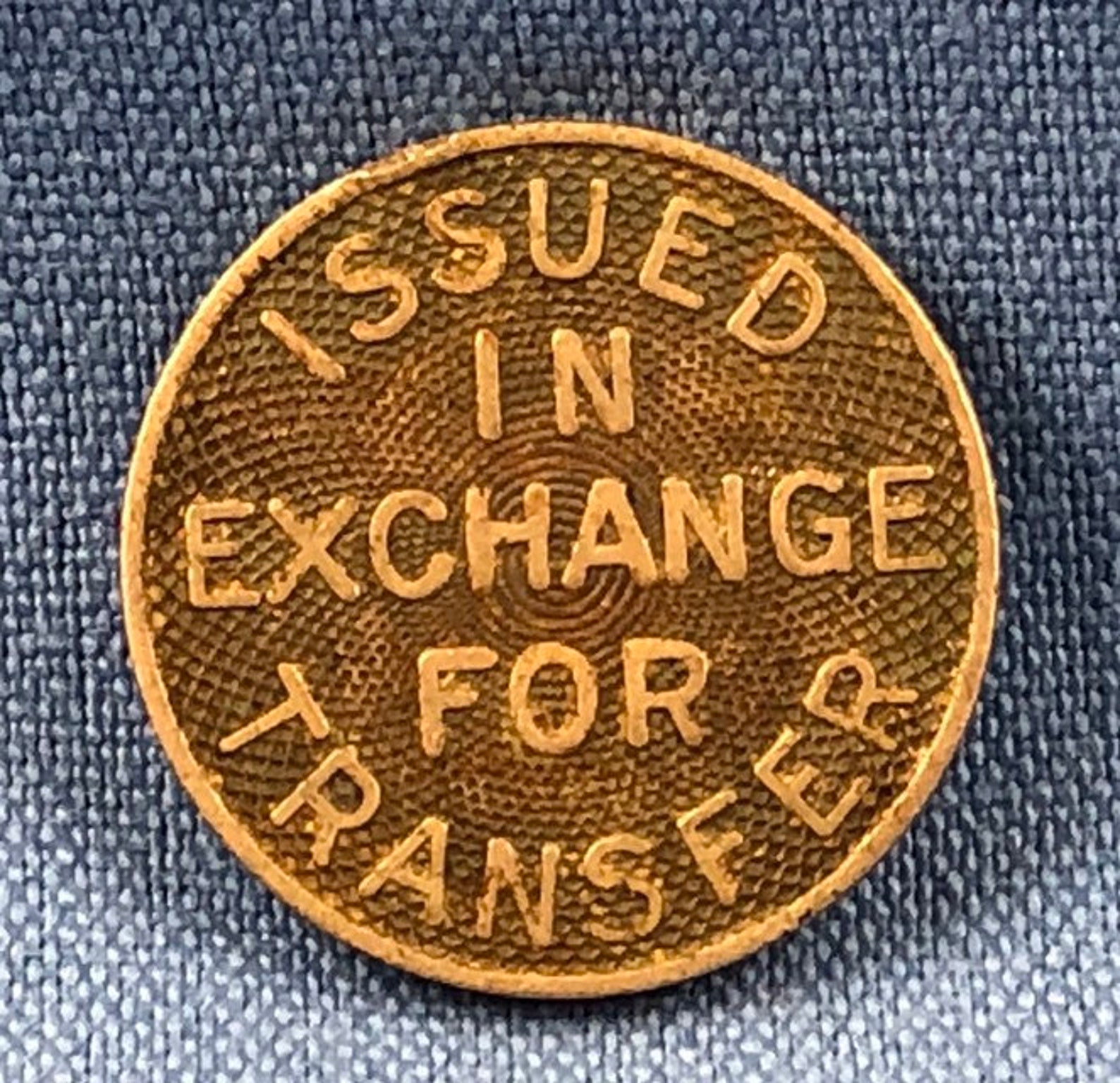 Vintage New York City Transit System Transfer Token BMT Div Brooklyn ...