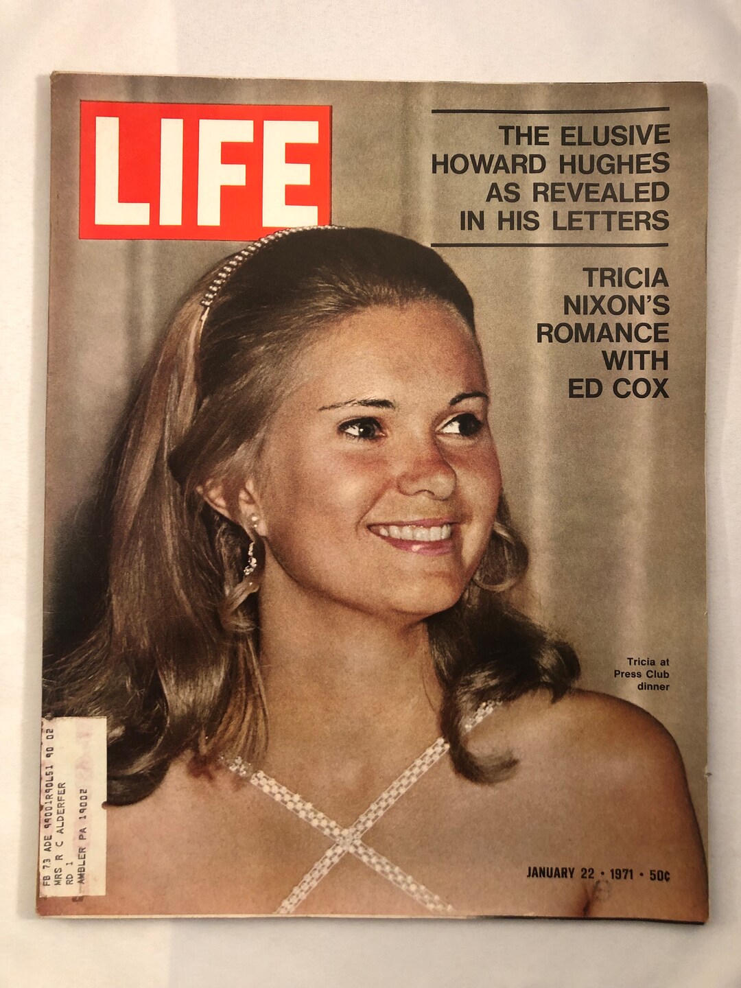 January 22 1971 Life Magazine Howard Hughes Story Tricia Nixon Ocover ...