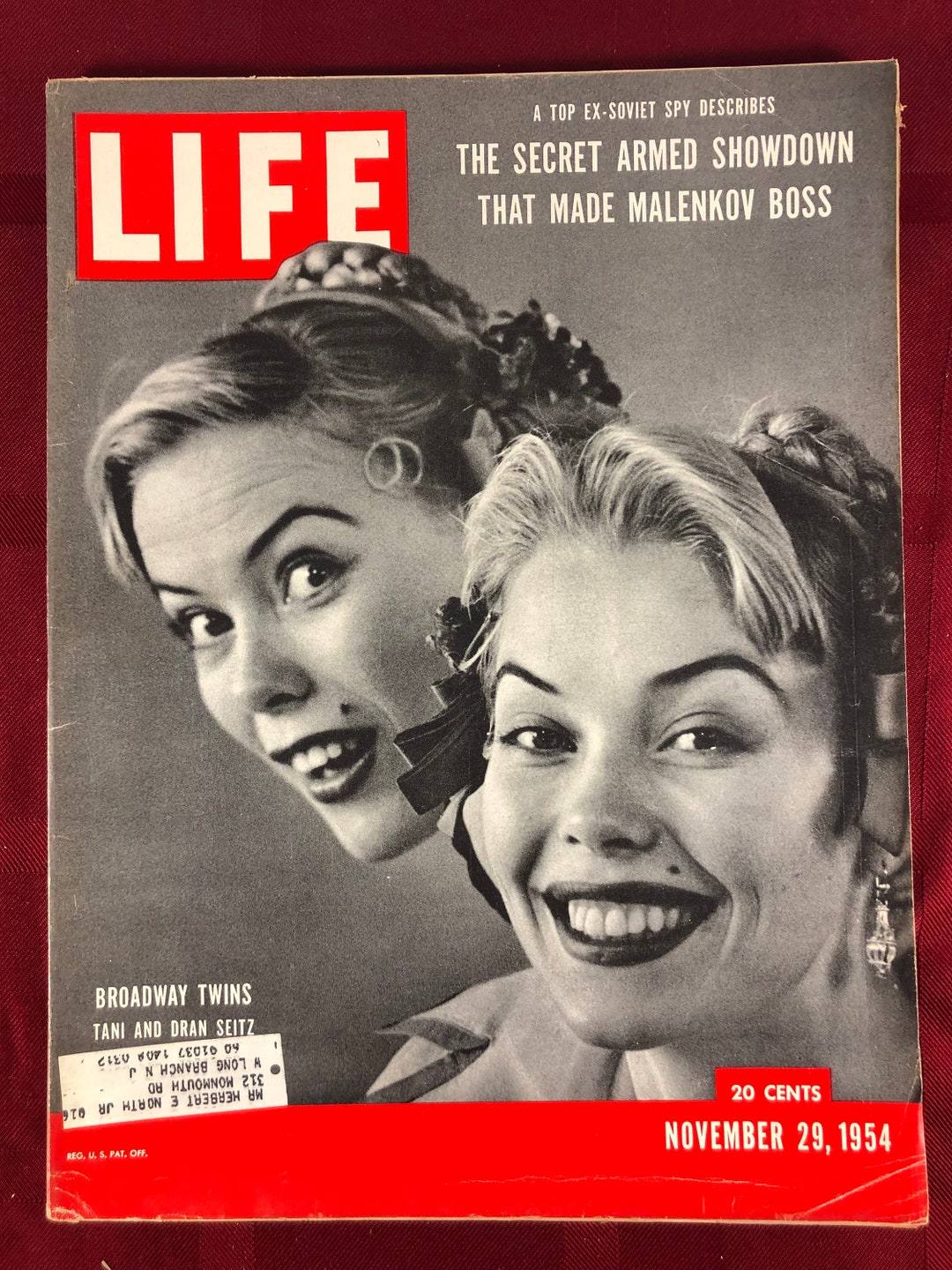 November 29 1954 Life Magazine Broadway Twins Tani and Dran Seitz in ...