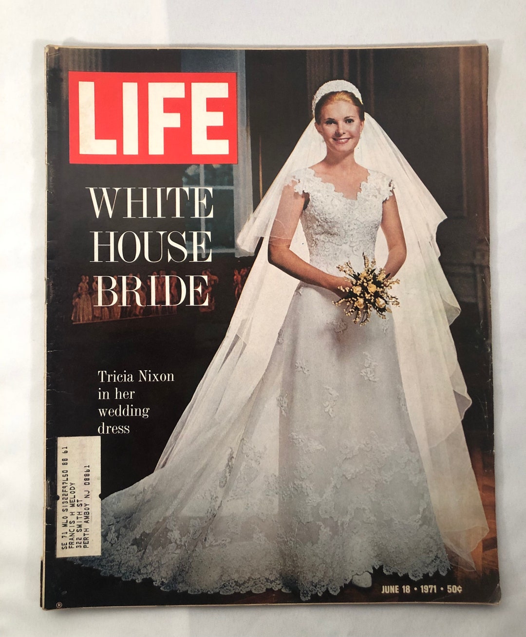 June 18 1971 Life Magazine White House Bride Tricia Nixon in Wedding ...