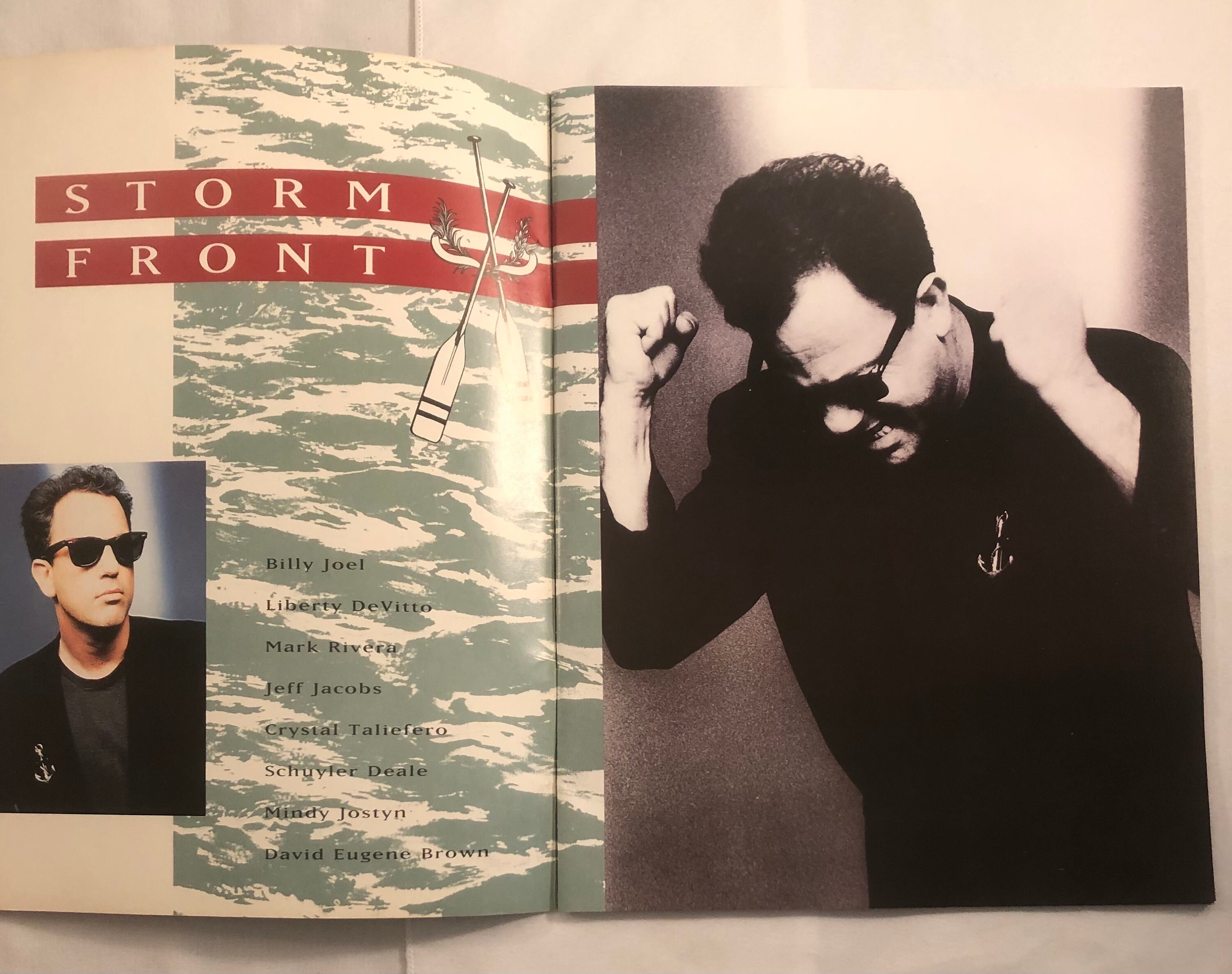1989 Billy Joel Storm Front Souvenir Concert Tour Program Original ...