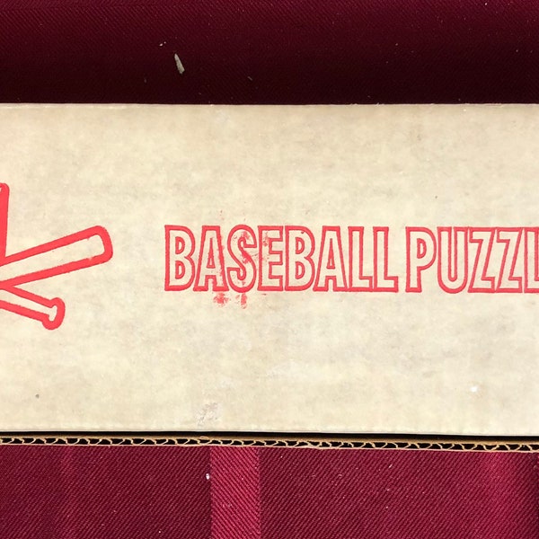 Donruss Baseball Puzzle And Cards - Etsy