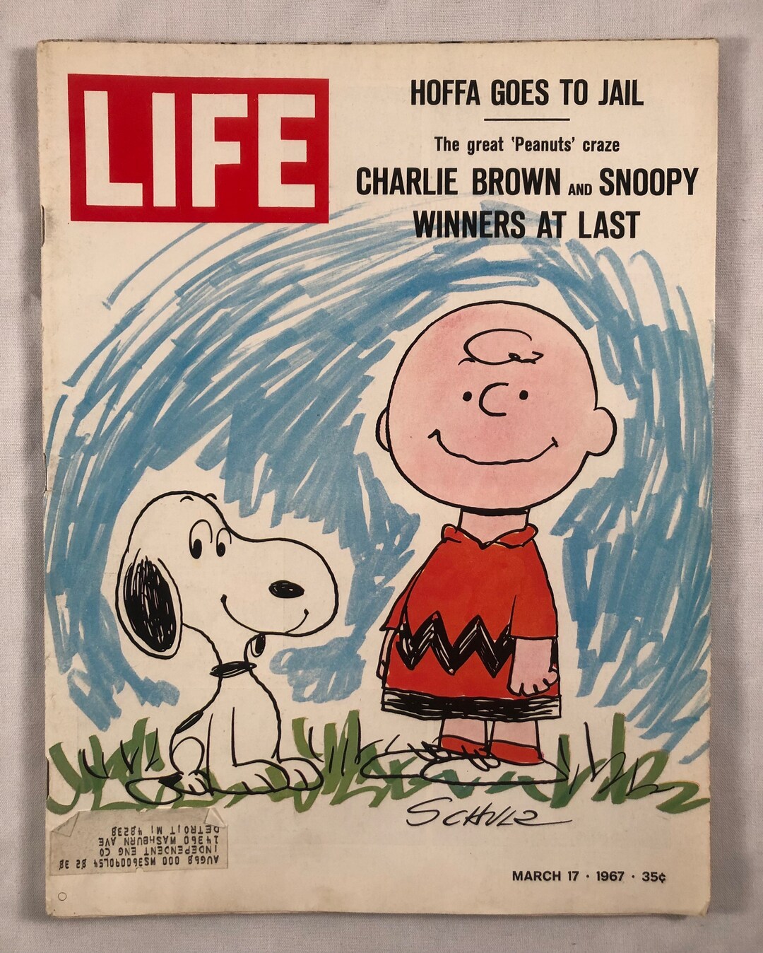 March 17 1967 Life Magazine Charlie Brown and Snoopy on Cover Vintage ...